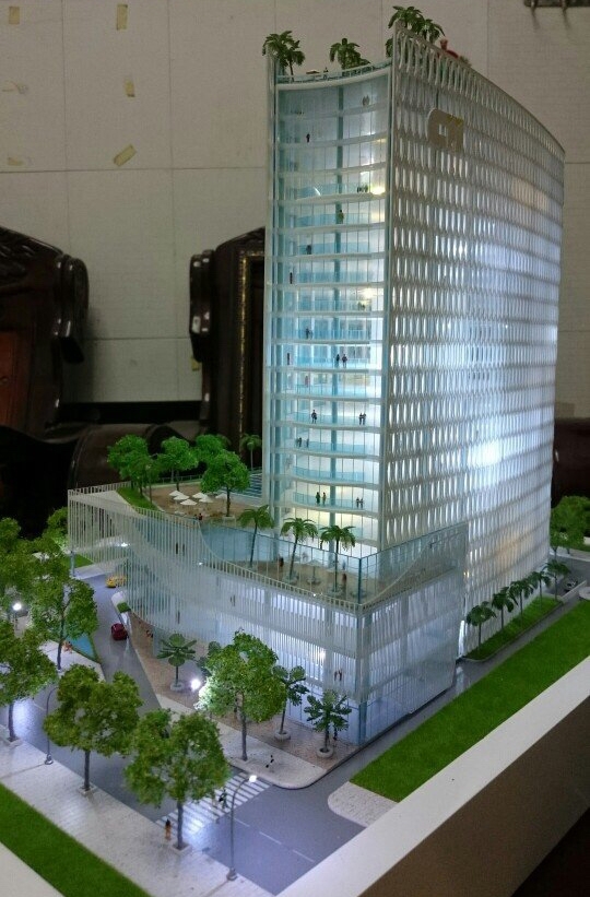 Mô Hình Kiến Trúc Phương Án Thiết Kế CII Office Tower Thủ Thiêm